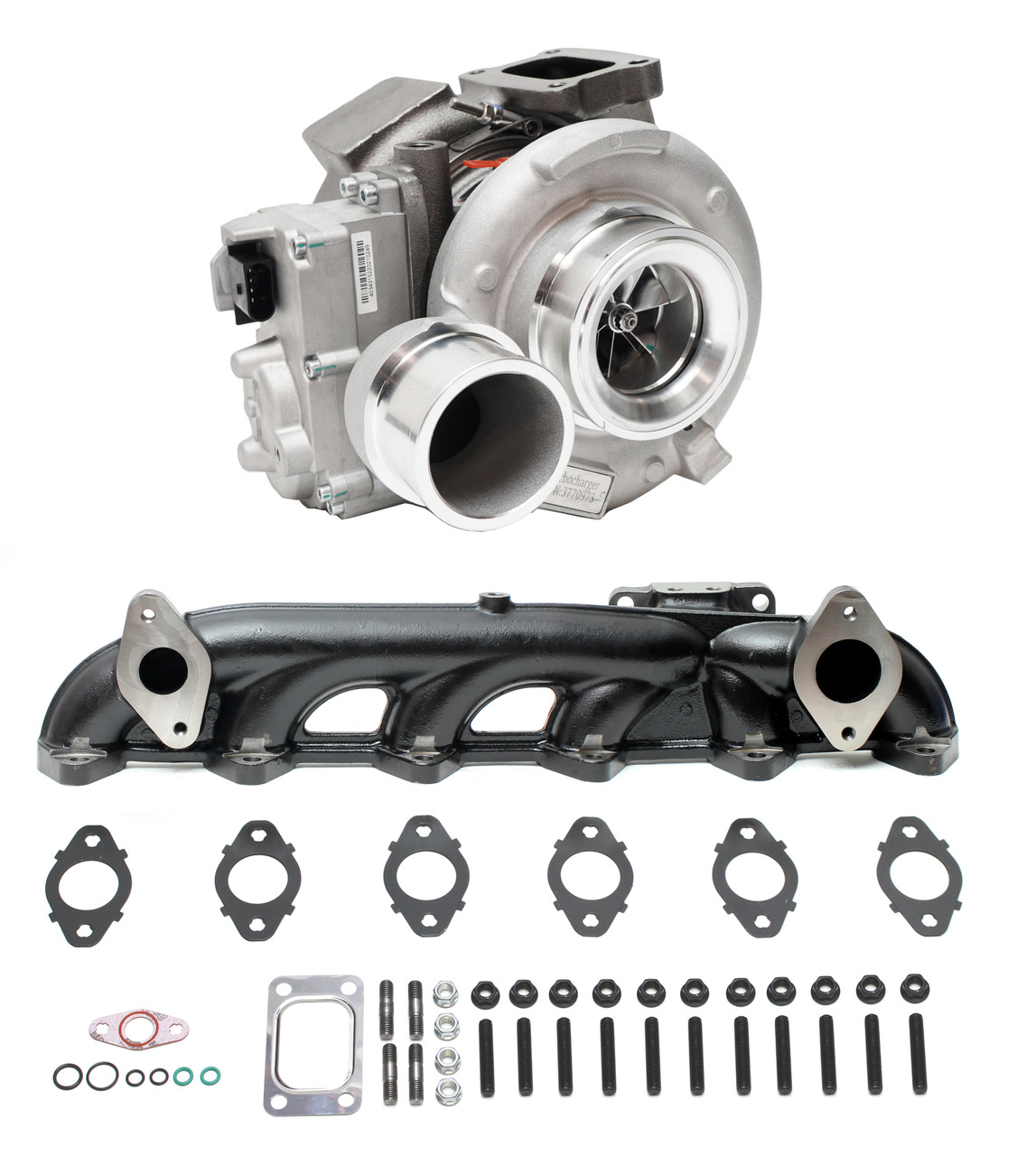 HE351VE / HE300VG* 63MM Upgraded Turbo With Coated Manifold For 07.5-18 ...