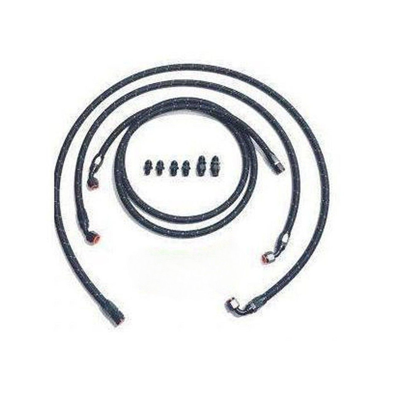 03-07 Dodge Cummins Stock Replacement Transmission Line Kit Black ...