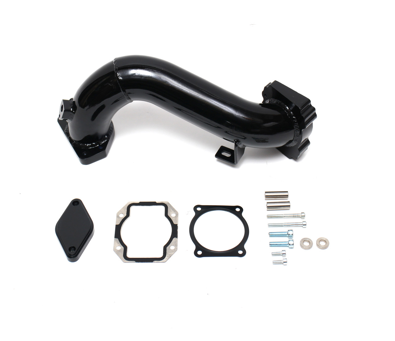 11-15 GM 6.6 6.6L LML Duramax Diesel Upgraded Intake Bridge Kit - Black ...