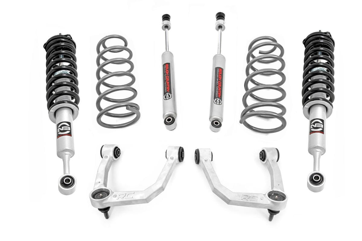 Rough Country - 3 Inch Lift Kit - Upper Control Arms - RR Coils - N3 ...