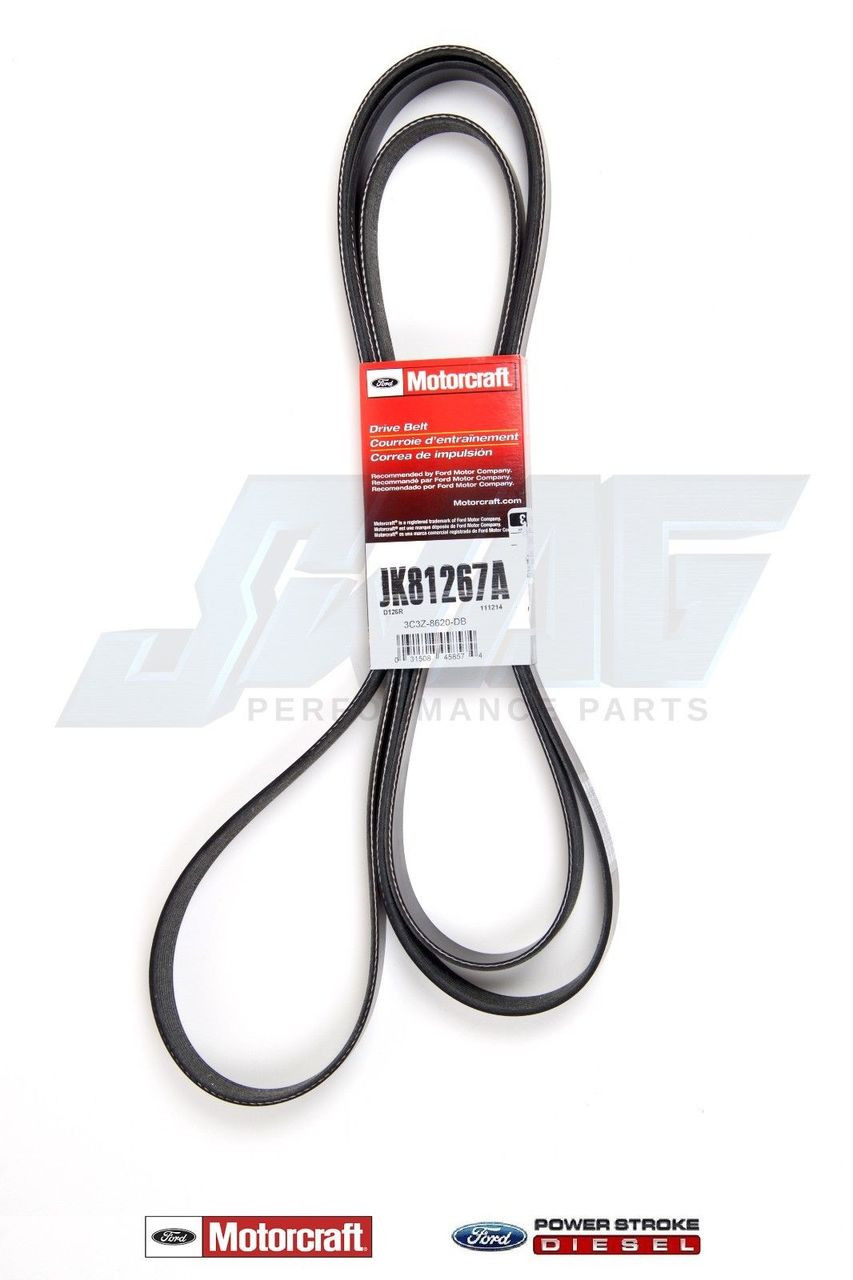 MOTORCRAFT 6.0 6.0L POWERSTROKE DIESEL OEM SERPENTINE BELT (3C3Z-8620 ...