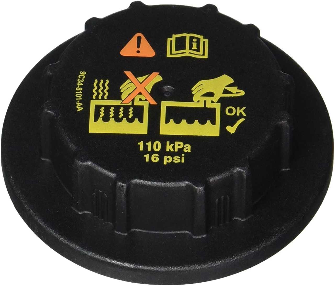 OEM Degas Bottle / Overflow Reservoir Cap - 9C3Z8101B / RS527 (9C3Z ...