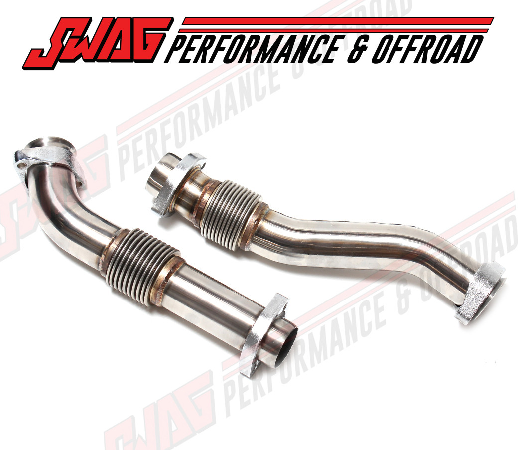Swag Performance 94-97 Ford 7.3L Powerstroke Bellowed Up Pipe Kit ...