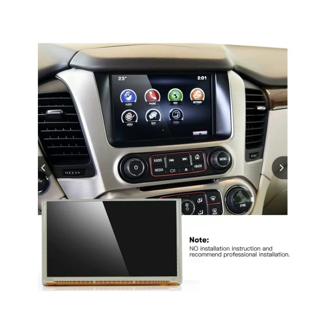 8" Touch Screen Digitizer - Navigation Radio LCD Replacement 2014-2020 ...