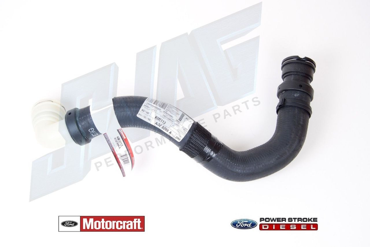 MOTORCRAFT FORD 6.4L POWERSTROKE DIESEL OEM COOLANT TANK OVERFLOW HOSE ...