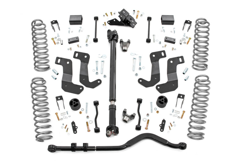 Rough Country - 3.5 Inch Lift Kit - C/A Drop - 4-Door - 392 - Jeep ...