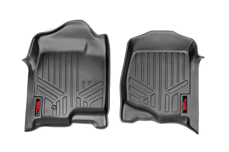 Rough Country - Floor Mats - Front - Chevy/GMC 1500/2500HD/3500HD (07 ...