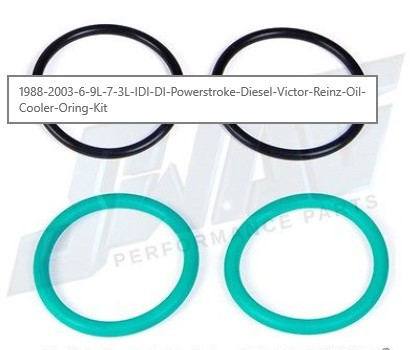MAHLE Original Ford 7.3L Powerstroke Diesel Oil Cooler O-ring Kit (GS33545)