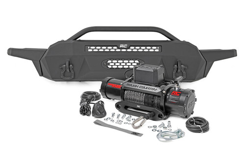 Rough Country - Front Bumper - High Clearance - 12000-Lb Pro Series ...
