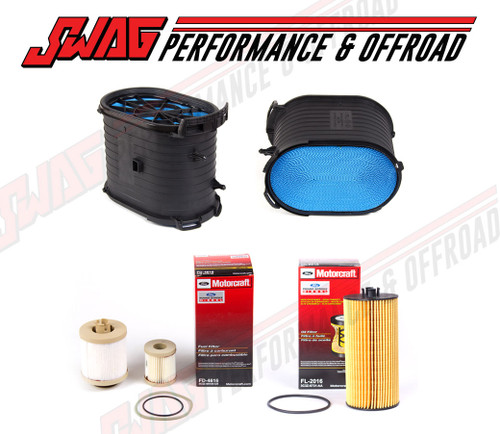 6.0L OEM MOTORCRAFT MAINTENANCE SERVICE KIT - AIR OIL & FUEL FILTERS ...