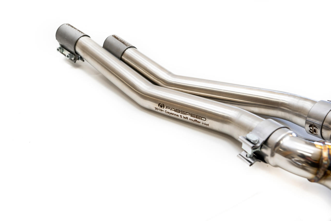 Fabspeed Porsche E3 Cayenne S 2.9L Turbo Valved Exhaust System ...