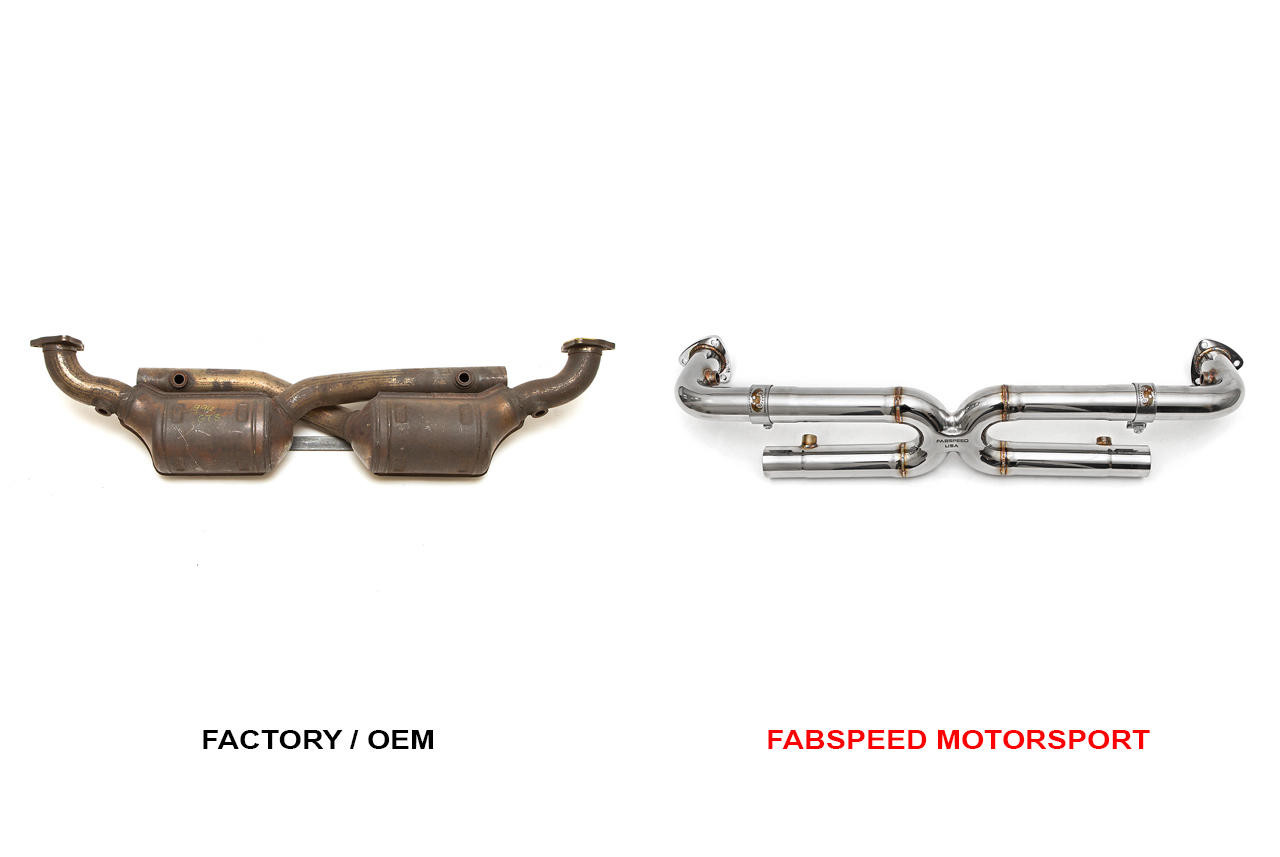 Fabspeed Porsche 996 GT3 link comp. X-Pipe (1999-2005) - Fabspeed ...
