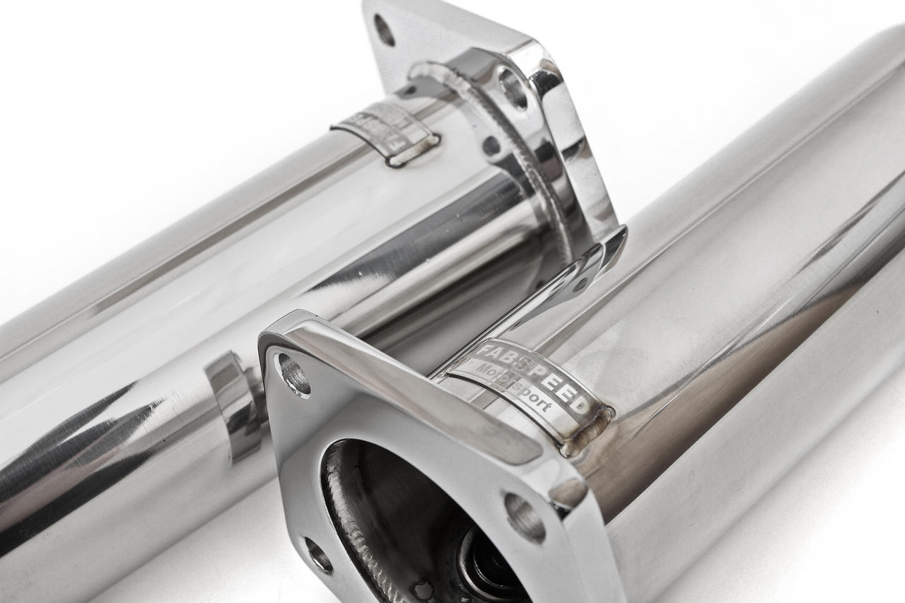 Fabspeed Porsche 996 Turbo Supersport 70mm X-Pipe Exhaust System (2000 ...
