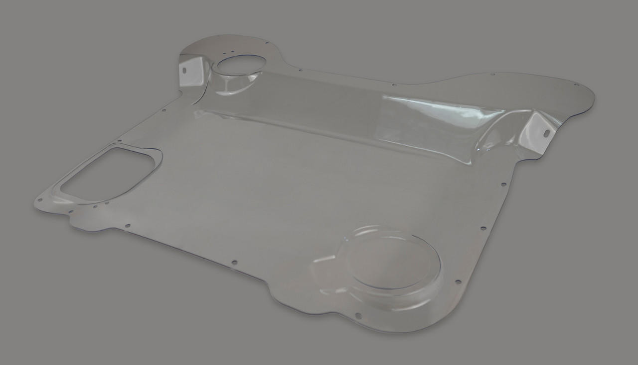 Corvette C8 / Z06 HTC - Clear Engine Cover - Fabspeed Motorsport