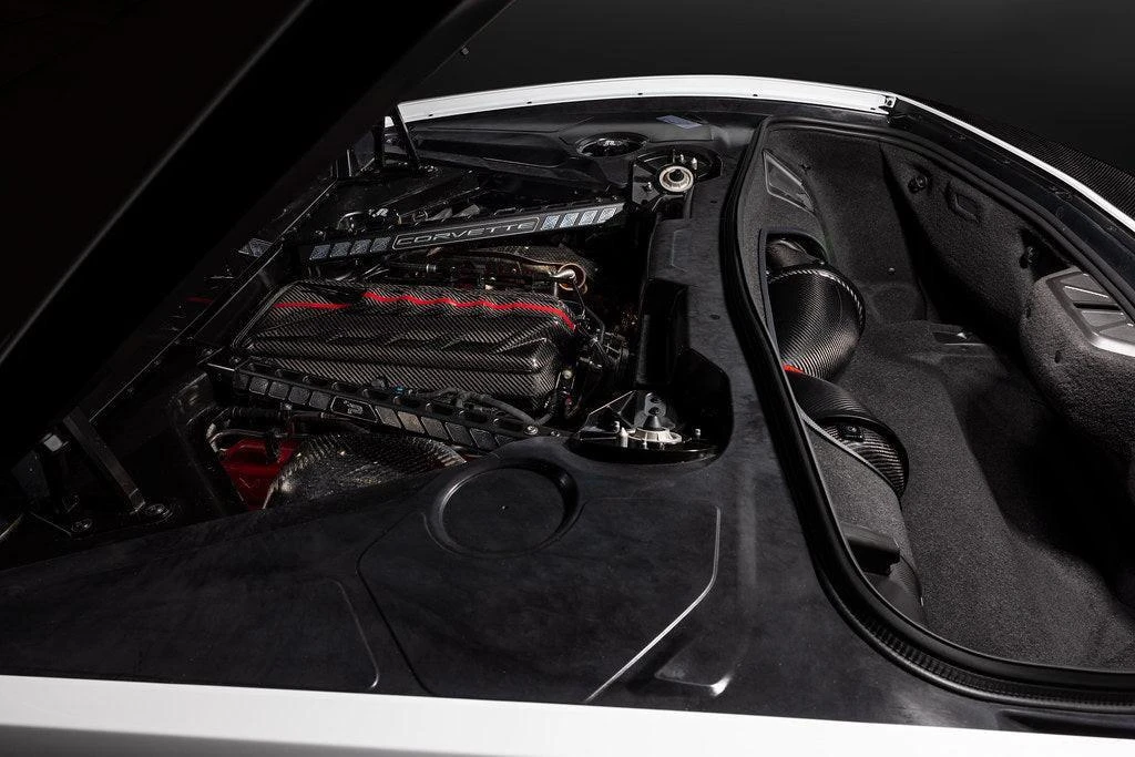 Eventuri Chevrolet C8 Corvette Stingray Black Carbon Engine Cover ...