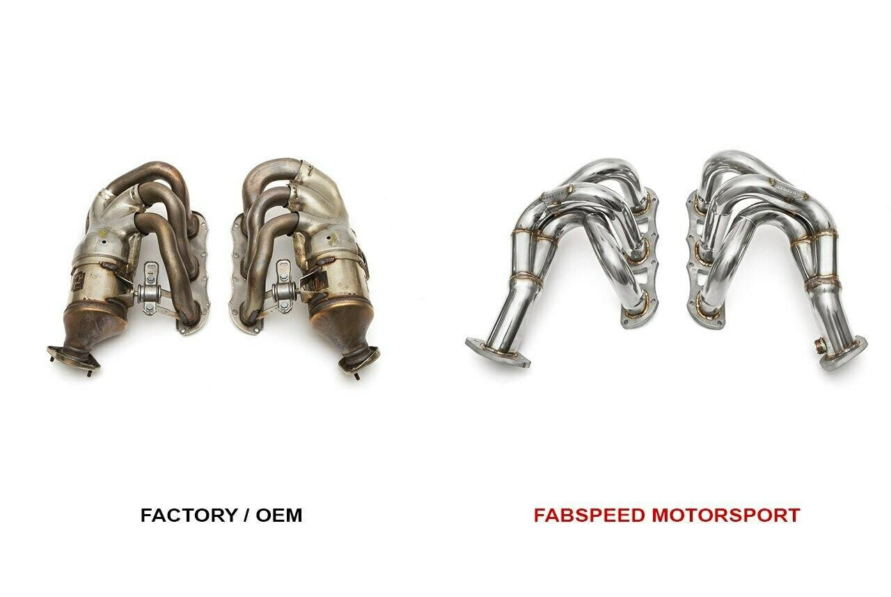Fabspeed Porsche 981 Cayman GT4 Race Headers - Fabspeed Motorsport