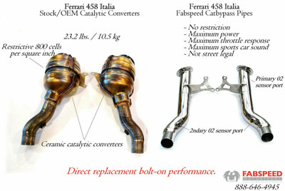 Fabspeed Ferrari 458 Italia Sport Headers (2010-2015) - Fabspeed Motorsport