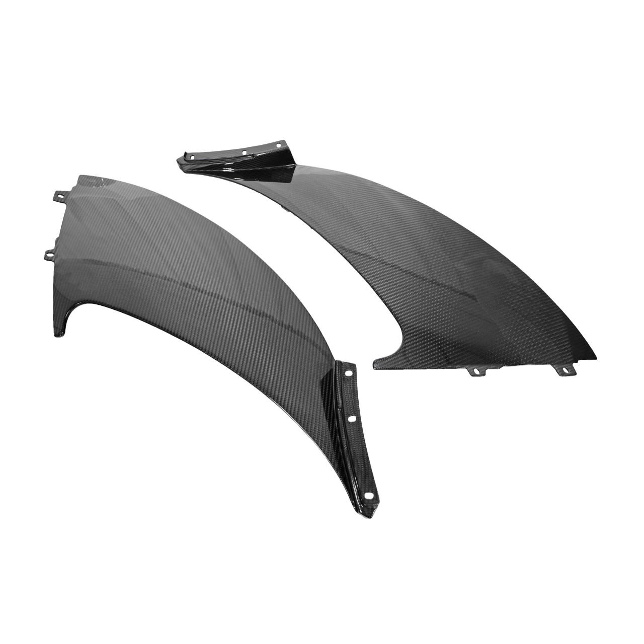 Carbon Fiber Side Turning Vanes - McLaren MP4-12C - Fabspeed Motorsport