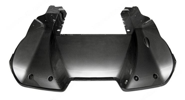 Carbon Fiber OEM Rear Diffuser - McLaren 650S/MP4-12C - Fabspeed Motorsport