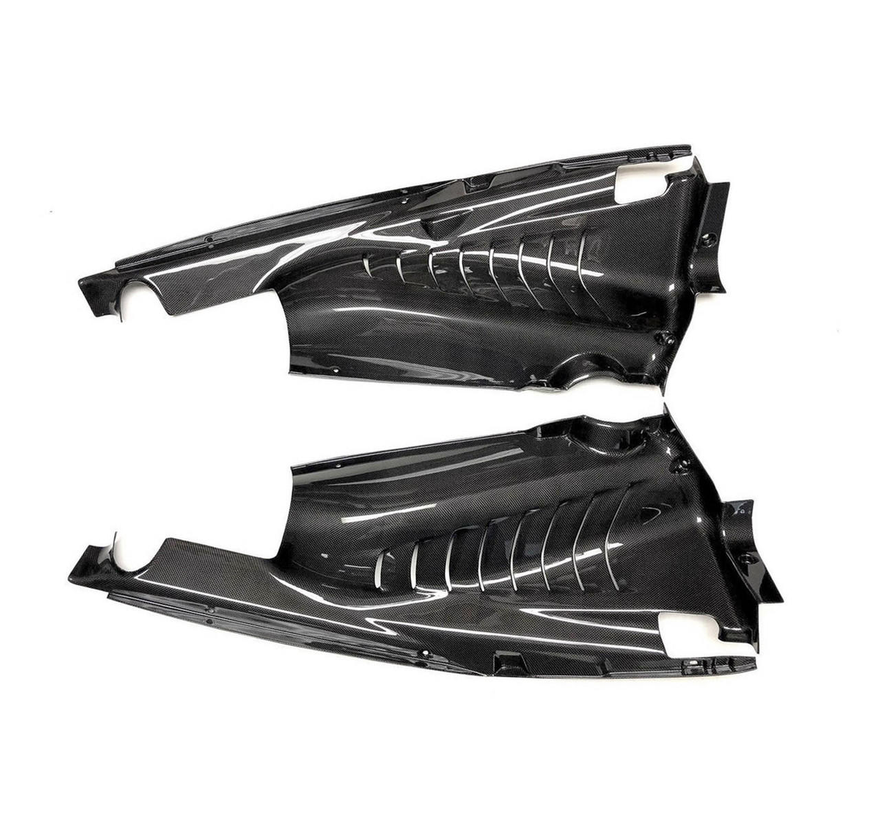 Carbon Fiber Coupe Engine Bay Panels - Ferrari 488 Pista - Fabspeed ...