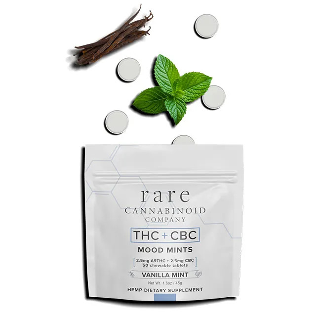 THC + CBC Mood Mints | Rare Cannabinoid Company