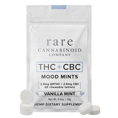 THC + CBC Mood Starter Pack – 20 Mints | Rare Cannabinoid Company