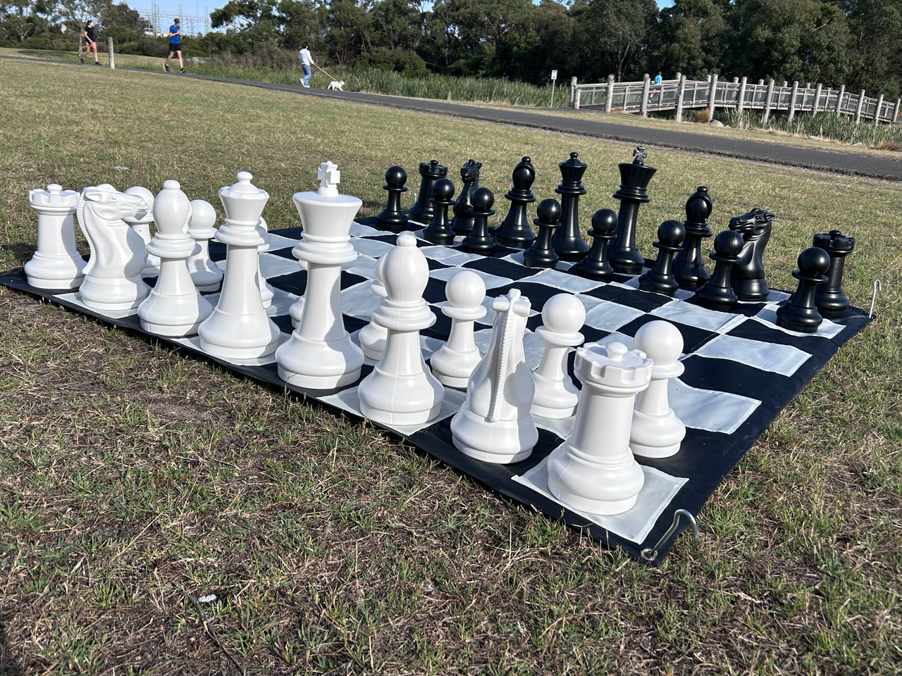 Giant Chess Sets, Boards and Pieces | Chess World Australia