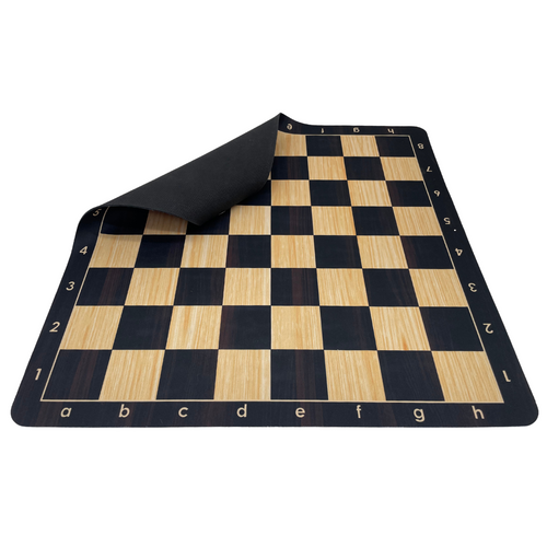 Tournament Size 50cm Woodgrain Mousepad Chess Board | Chess World Australia