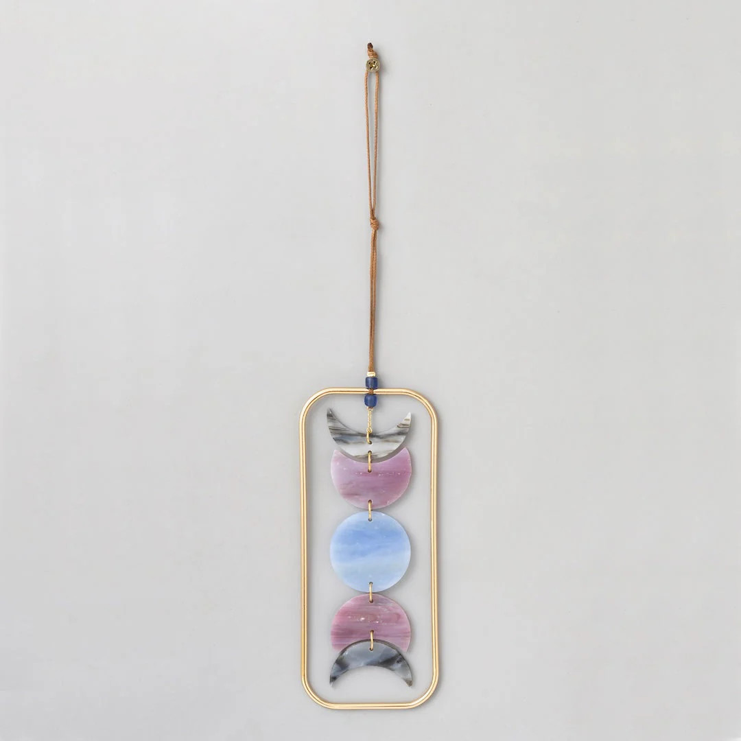 Stained Glass Moon Phases Light Catcher | Scout | Earle's Loveland