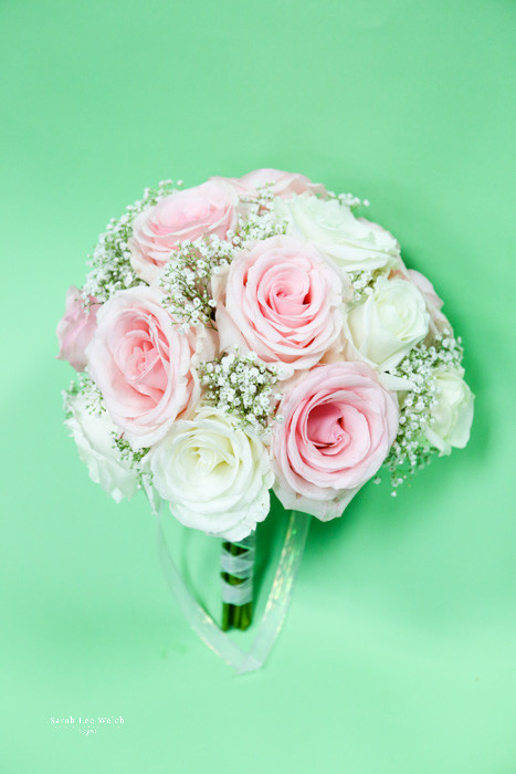 White Roses, Anemone and Ivy Bridal Bouquet | Loveland Wedding Florist ...