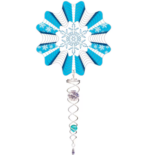 Mini Snowflake Wind Spinner | Spinfinity | Earle's Loveland