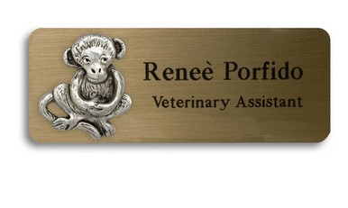 Monkey Name Badge - Monkey Name Tags