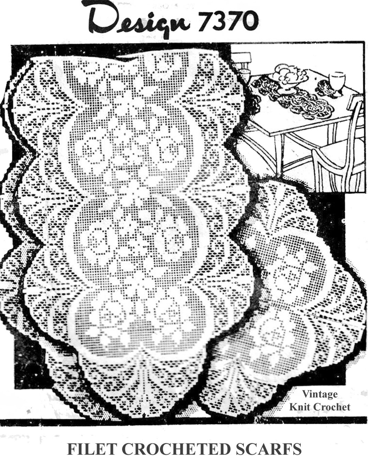 Filet Crochet Basket Of Roses Pattern Laura Wheeler No 425 Mail Order