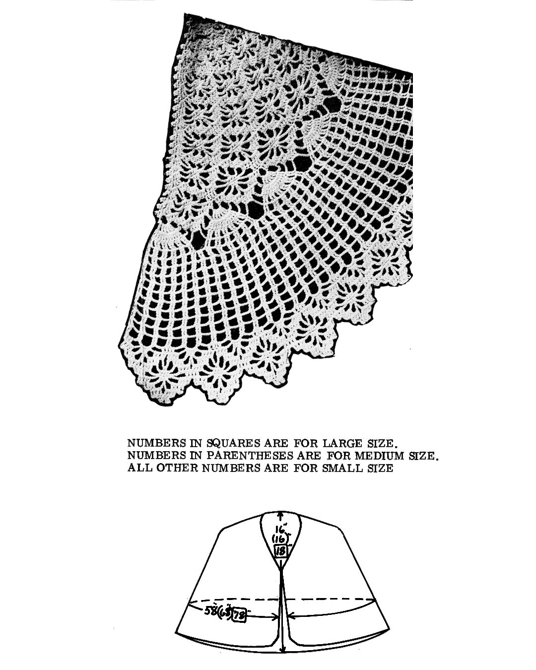 Easy Crochet Capelet Pattern, Mini Cape