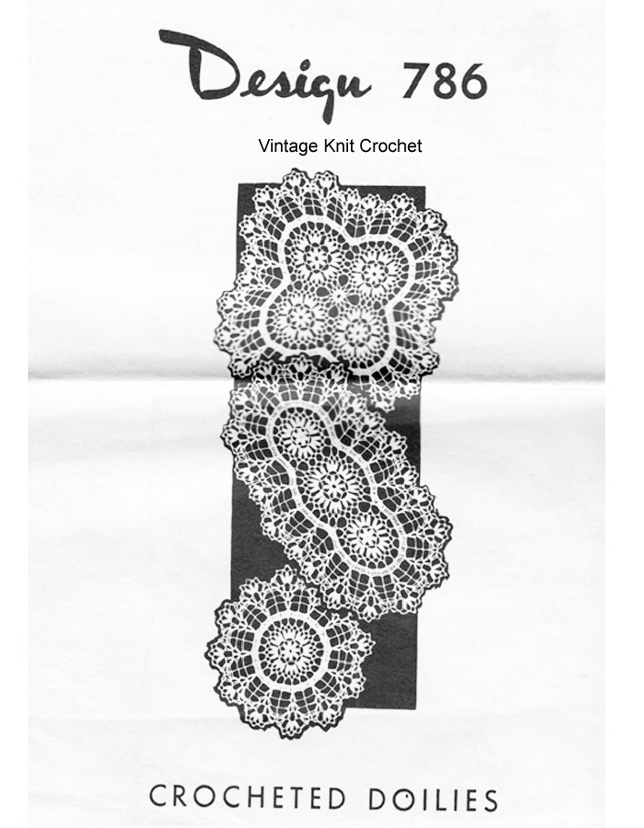 Crochet Flower Medallion Doily Pattern Laura Wheeler 786 Mail Order