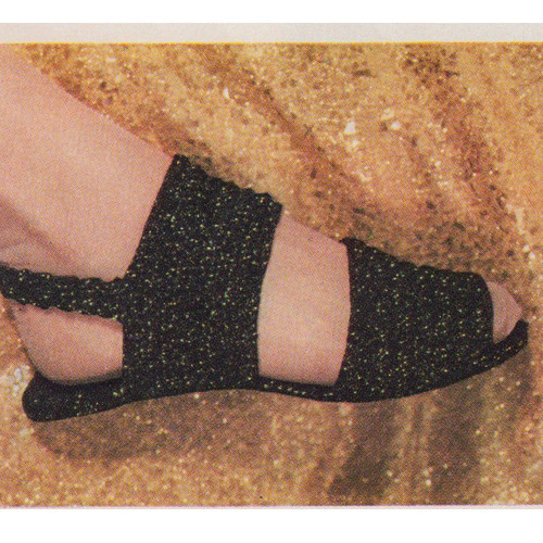 Foot Mop Slippers Crochet Pattern, Loop Trim - Vintage Knit Crochet ...