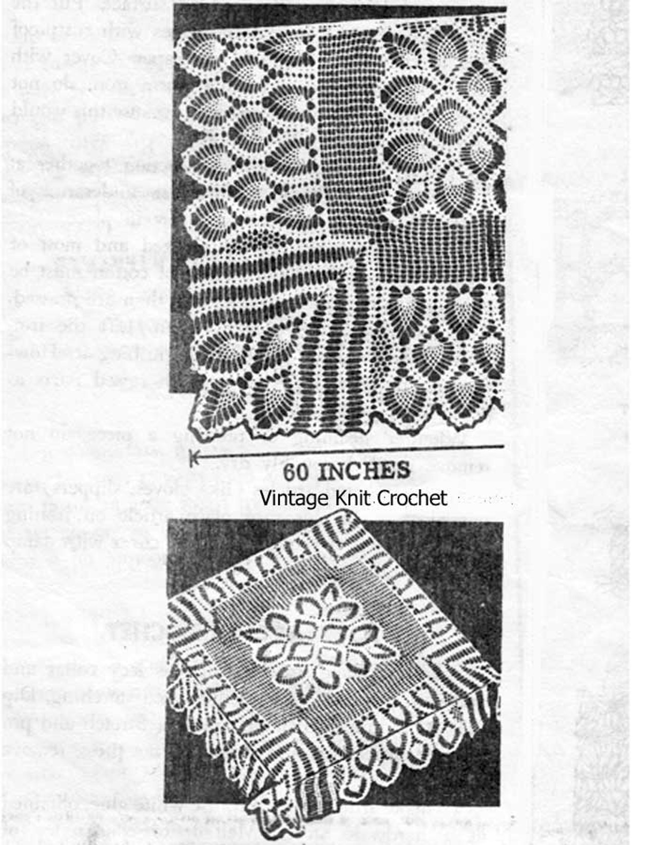 Crochet Pineapple Tablecloth Pattern Laura Wheeler 630 Mail Order