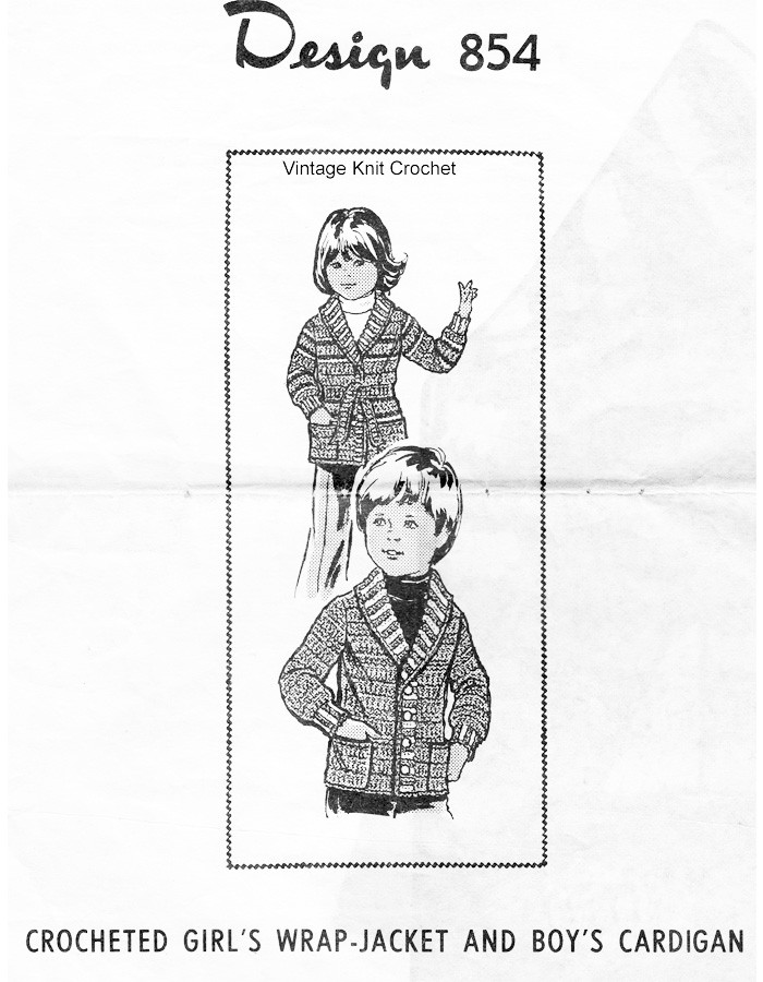 Crocheted Cardigan Jacket Pattern