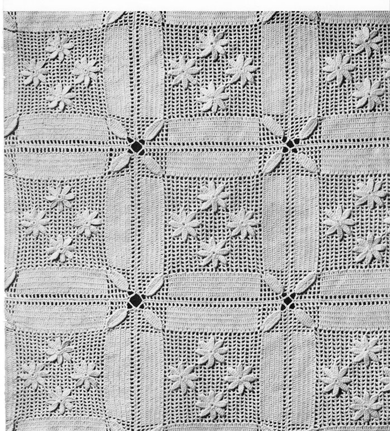 Crochet Talisman Medallion Pattern For Bedspread