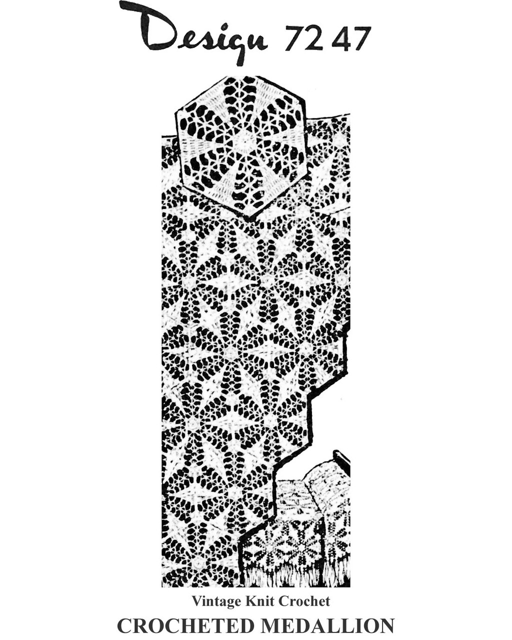 Crochet Wheel Motif Pattern, Medallion for bedspread tablecloth. Mail ...