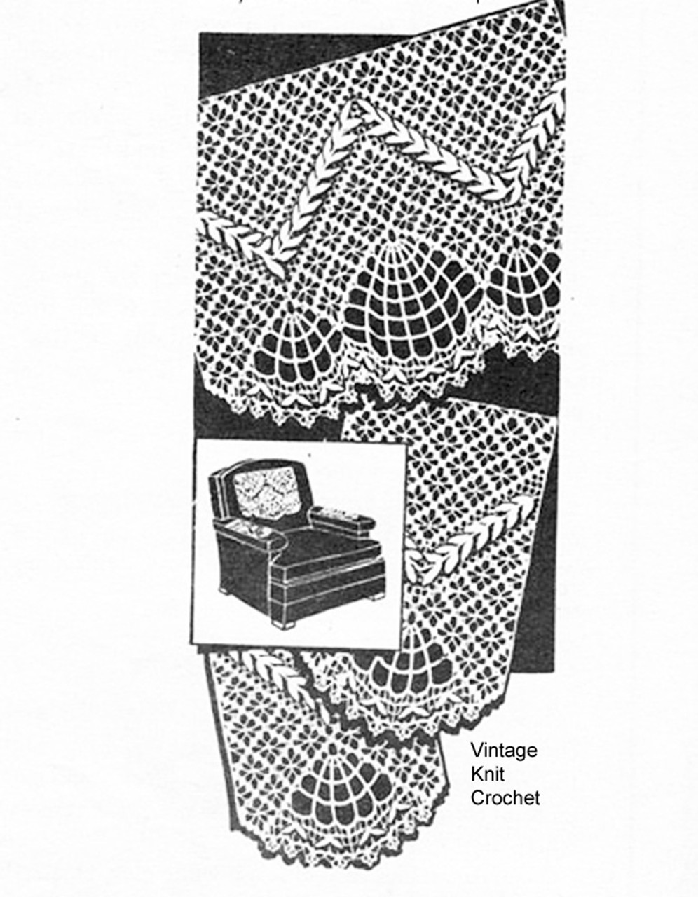 Crochet Spiderweb Leaf Chair Doily Pattern Laura Wheeler 863
