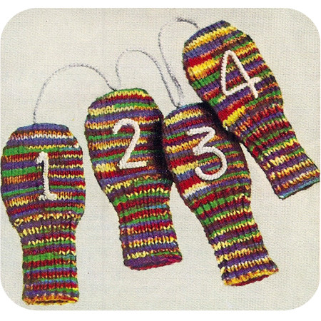 Knit Golf Club Mitts Covers PDF Pattern