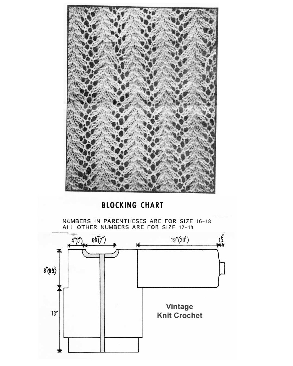 Knitted cardigan pattern, two tone long sleeve design 7215