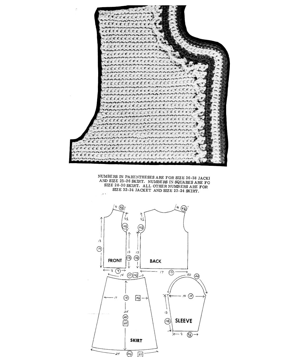 Crocheted Mohair Chanel Jacket Pattern Anne Cabot 244