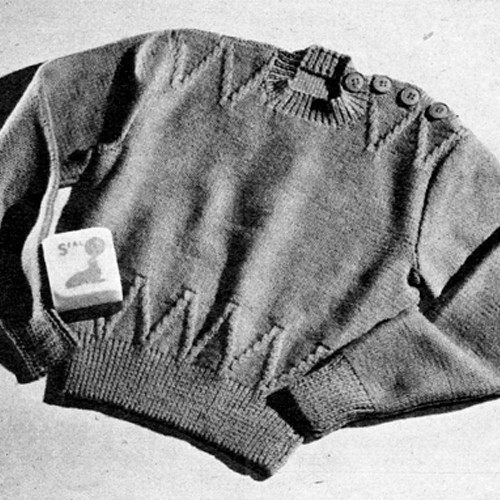 Childs Knitted Tree of Life Sweater Pattern