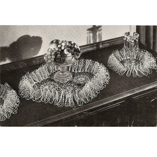 Star of Them All Crochet Doily Pattern, Buffet Doily Set