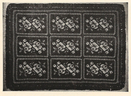Southwestern Indian Motif Crochet Rug Pattern