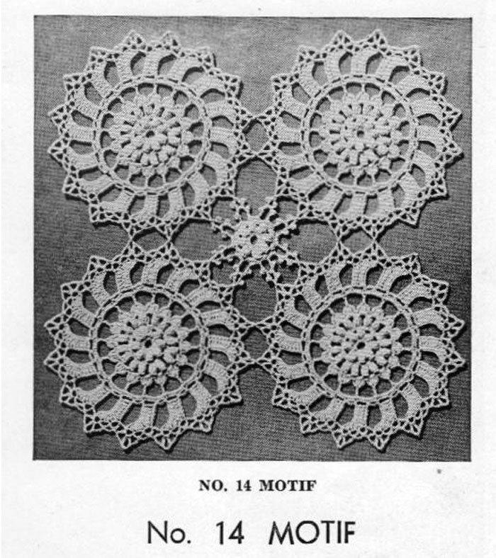 Crochet Round Medallion Pattern, Bedspread, Runner, Cloths