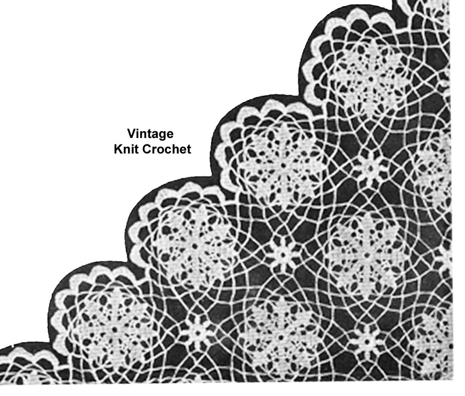 Irish Crochet Tablecloth Pattern No 4 79
