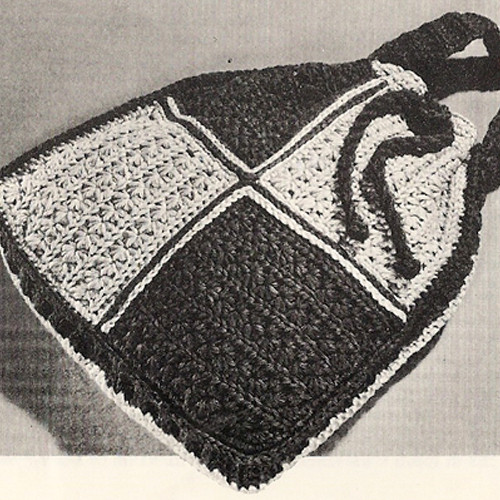 Crochet Color Block Tote Bag Pattern